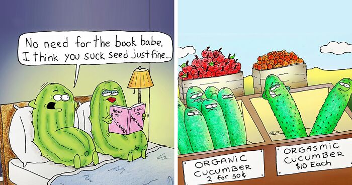 “Fruit Gone Bad”: 30 Slightly Inappropriate Comics By This NY ...