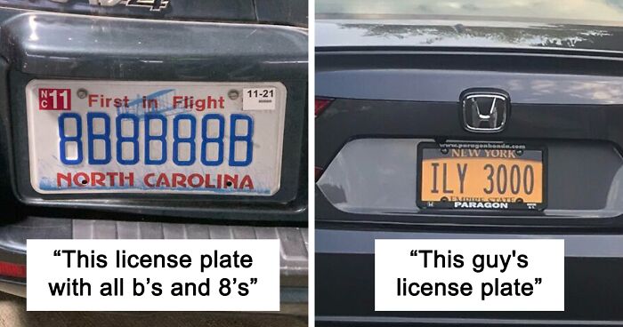 Folks Are Cracking Up At These 30 License Plates As Seen On The Road