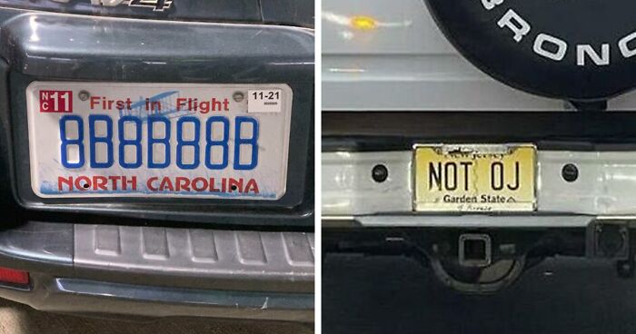Folks Are Cracking Up At These 30 License Plates As Seen On The Road