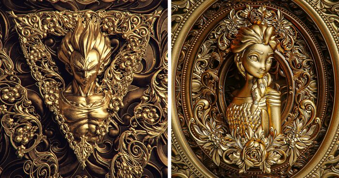 This Artist Made 3D Renders Of Famous Pop Culture Characters That Are ...