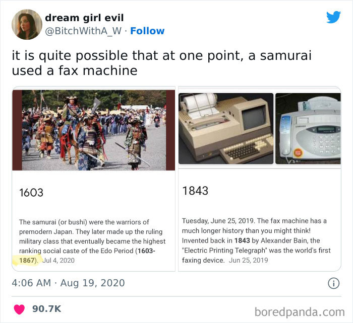 This Online Group Shares Random Timeline Comparisons That Might Mess With Your Perception Of ...