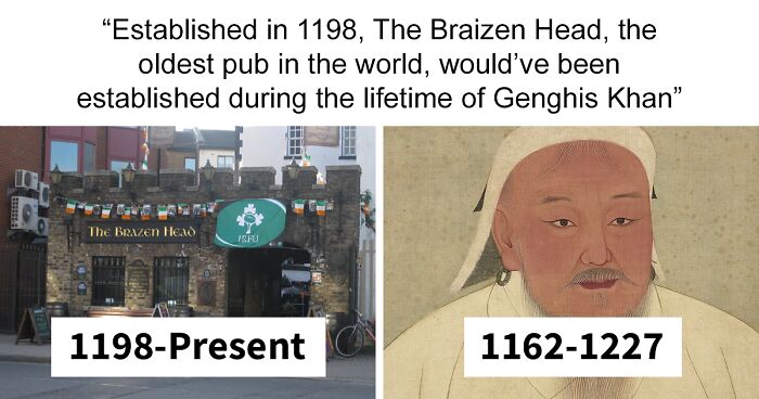 This Online Group Shares Random Timeline Comparisons That Might Mess With Your Perception Of ...