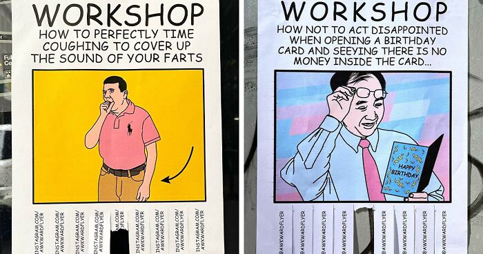 I Make Super Awkward Flyers And Hang Them In The Streets, Here Are My ...