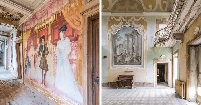 I Photographed Incredible Paintings That People Have Left Behind In ...