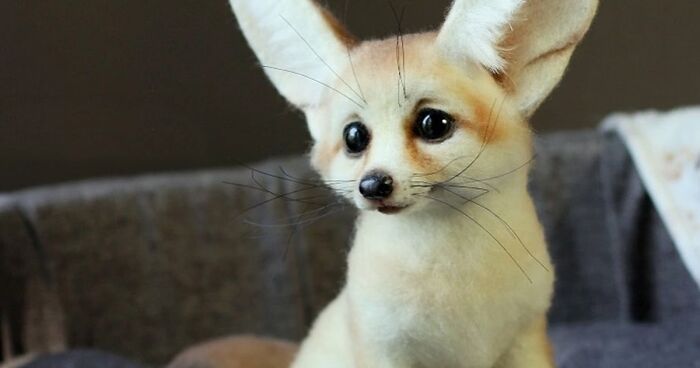 41 Miniature Animal Sculptures From Wool Made By This Artist | Bored Panda