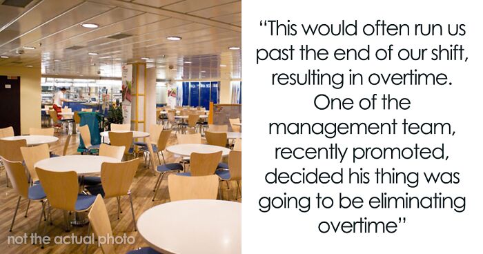 Catering Worker Is Told That Overtime Is Canceled, So They Comply ...