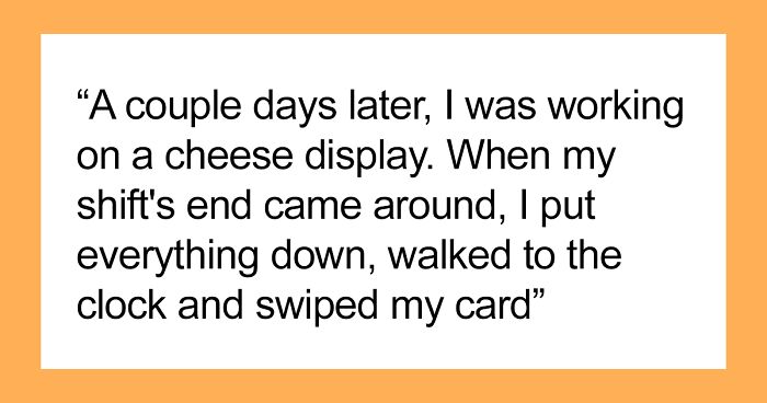 Catering Worker Is Told That Overtime Is Canceled, So They Comply ...