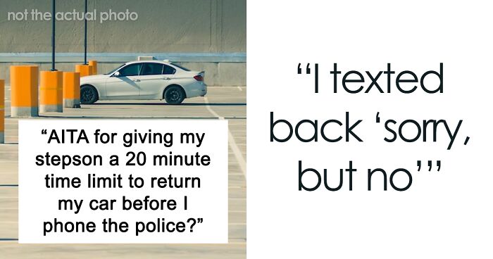 Womans 16 Year Old Stepson Steals Her Car She Then Calls Off Her