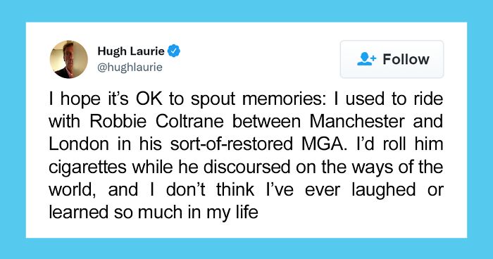 30 Of The Most Touching Tributes Paid To The Late Robbie Coltrane, Star ...
