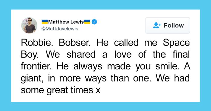 30 Of The Most Touching Tributes Paid To The Late Robbie Coltrane, Star ...