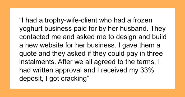 “They Found Someone Cheaper”: Customers Refuse To Pay This Web Designer ...