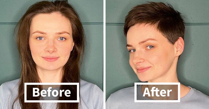 Hairstylist Shares 30 Women Who Took The Risk Of Cutting Their Hair ...