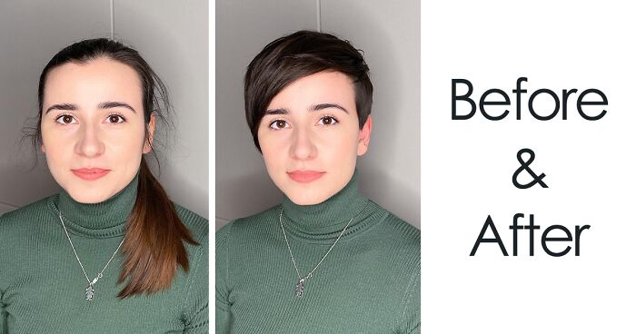 Hairstylist Shares 30 Women Who Took The Risk Of Cutting Their Hair ...