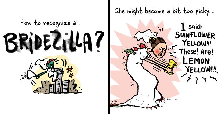 I Made Cartoons About Typical Situations At The Wedding That Every ...