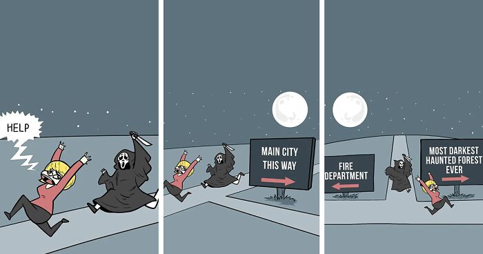 Quirky And Dark Comics Featuring Twisted Endings By SpaceBoyCantLol (35 ...