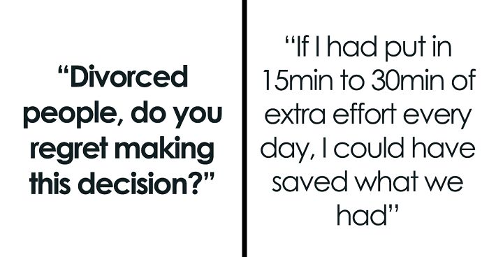 “The Grass Is Not Always Greener”: 30 People Who Regret Getting ...