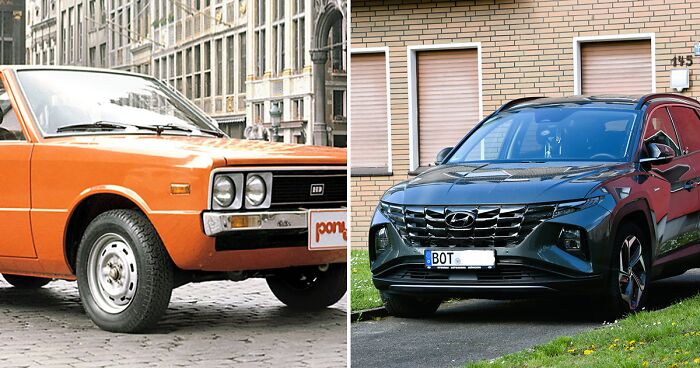 This Is How These 25 Modern Cars Of Famous Brands Look In Comparison ...