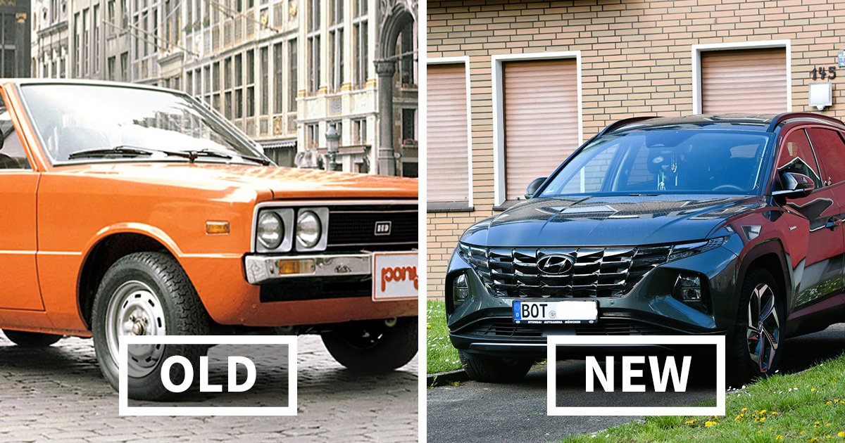 This Is How These 25 Modern Cars Of Famous Brands Look In Comparison ...