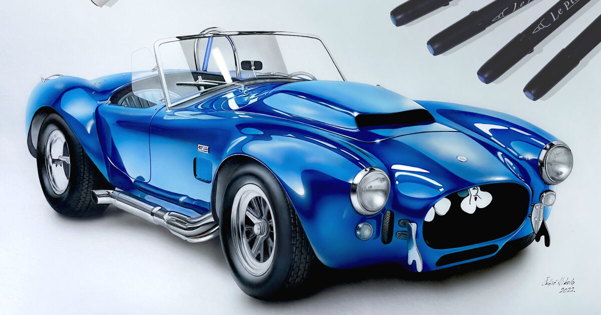 I Started Drawing Cars After A Break Of Over 20 Years, And Here Are 9 ...