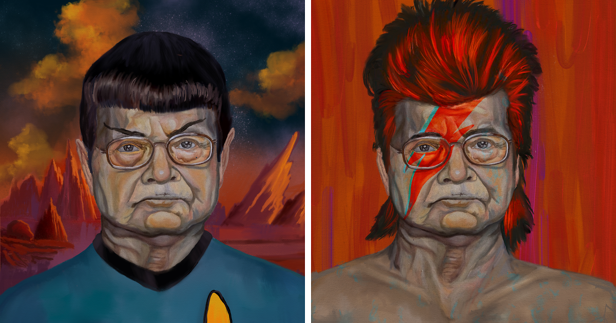 This Is A One-Of-A-Kind Collection Of Hand-Drawn Portraits Of My Father ...