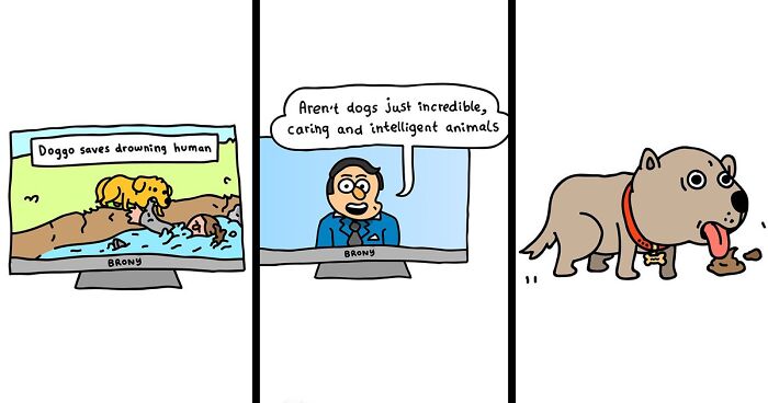 I Created Comics That Illustrate My Life With A Dog (8 Pics) | Bored Panda