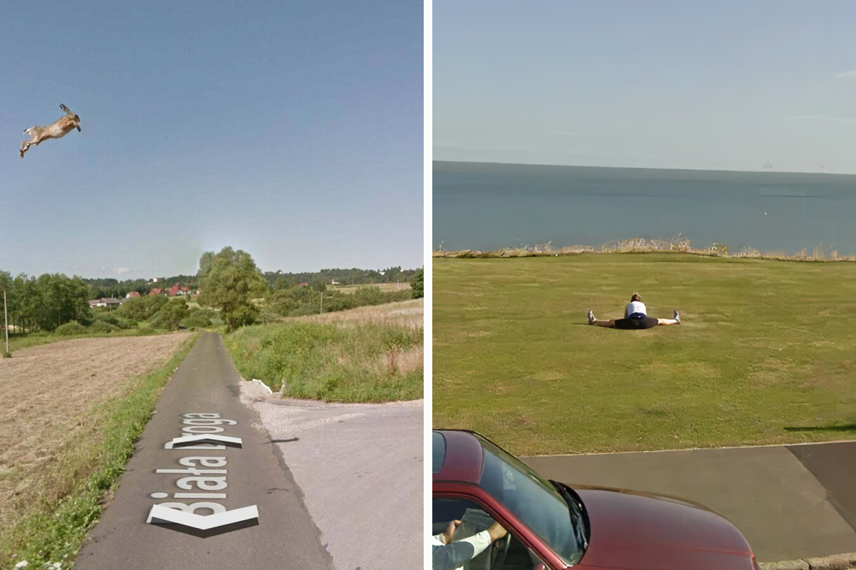 119 Times Google Street View Pics Captured Hilarious Moments | Bored Panda