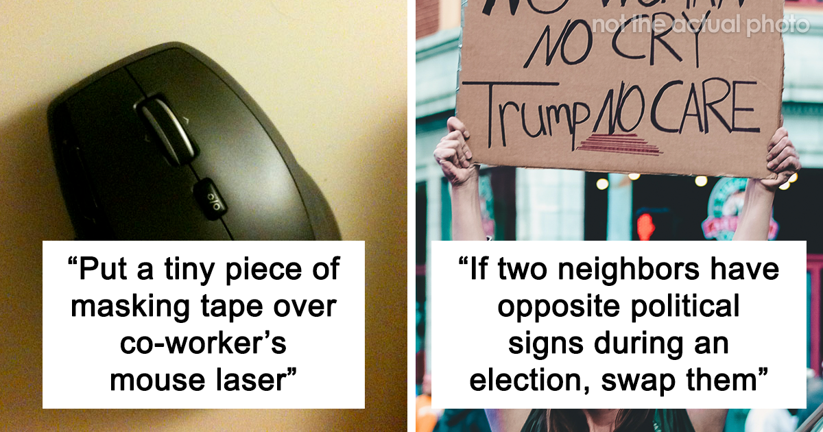 “A Tiny Piece Of Masking Tape Over A Coworker’s Mouse Laser”: 35 People ...