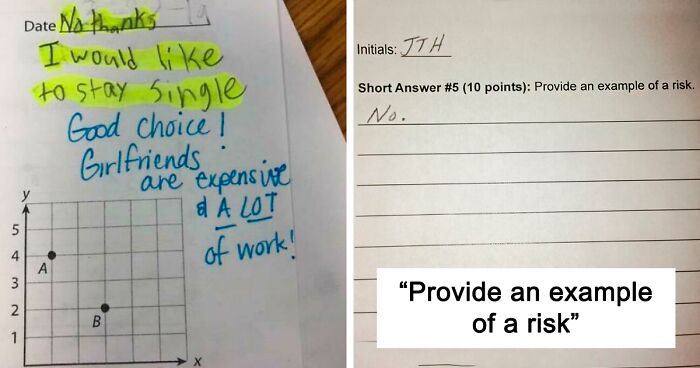 50 Of The Sassiest And Funniest Test Answers (New Pics)