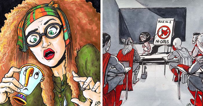 I Illustrated Words From The Inktober Challenge With A Fan Art Twist ...