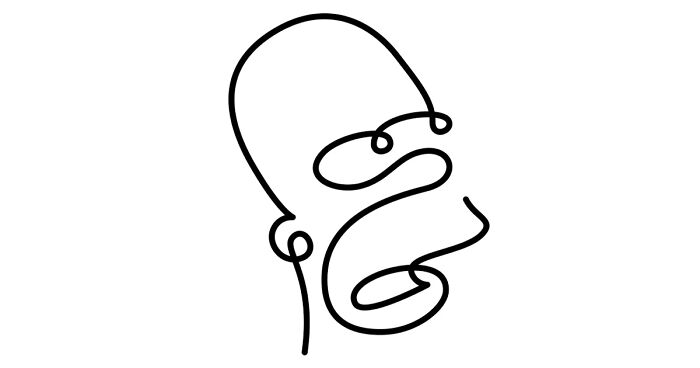 Our Simple But Challenging One-Line Drawings Of Iconic Fictional ...