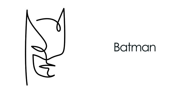 Our Simple But Challenging One-Line Drawings Of Iconic Fictional ...