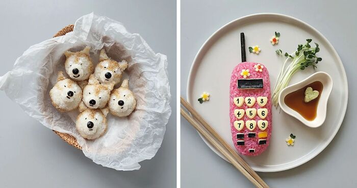 This 39-Year-Old Korean Food Artist Makes The Cutest Meals (55 Pics)