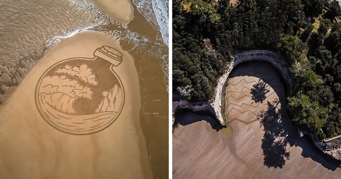 I Make Massive Sand Drawings, And Here Are 49 Of The Best Ones | Bored ...