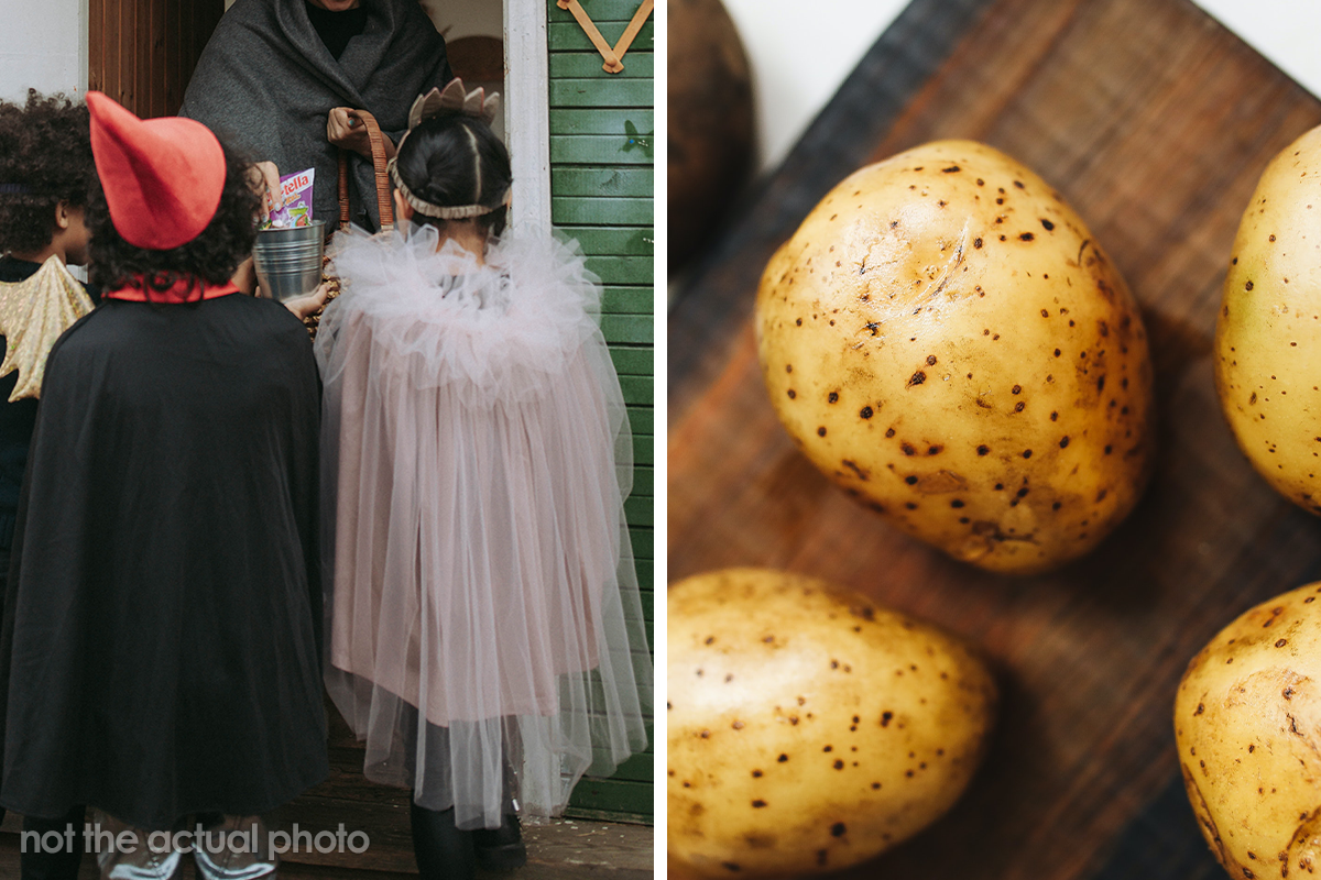 Potatoes For Trick-Or-Treaters Become An Instant Hit In This ...