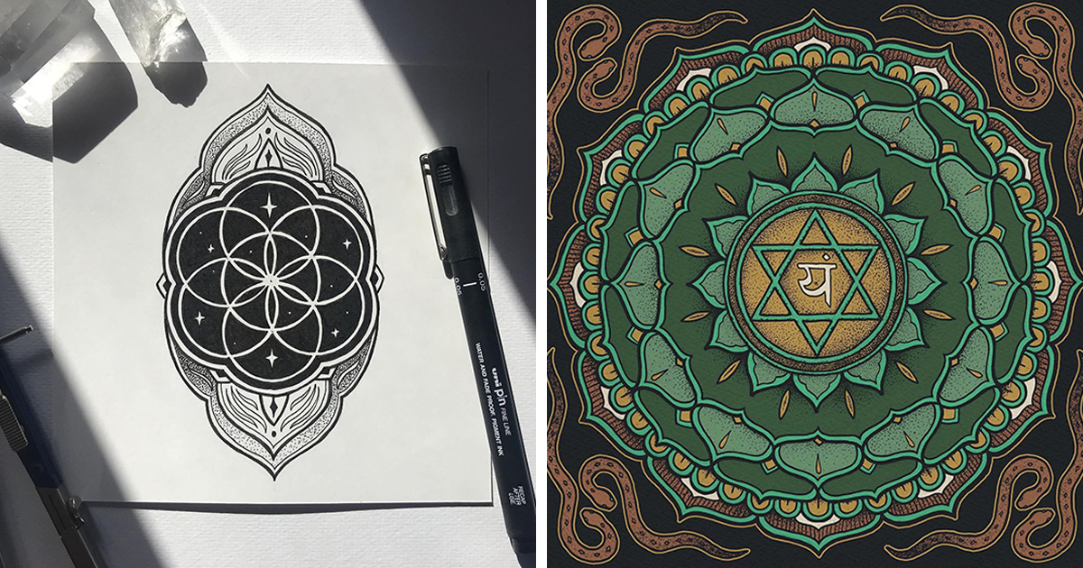 This Artist Uses Only Three Instruments To Create Stunning Works Of Art ...