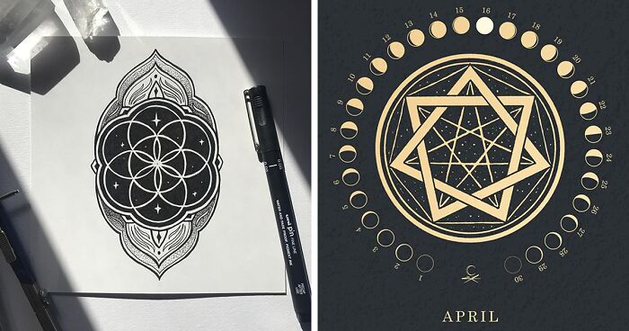 This Artist Uses Only Three Instruments To Create Stunning Works Of Art ...