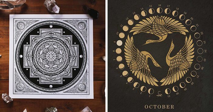 This Artist Uses Only Three Instruments To Create Stunning Works Of Art ...