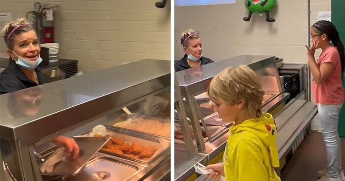 Teacher Notices Students Struggling To Communicate With Deaf Cafeteria ...