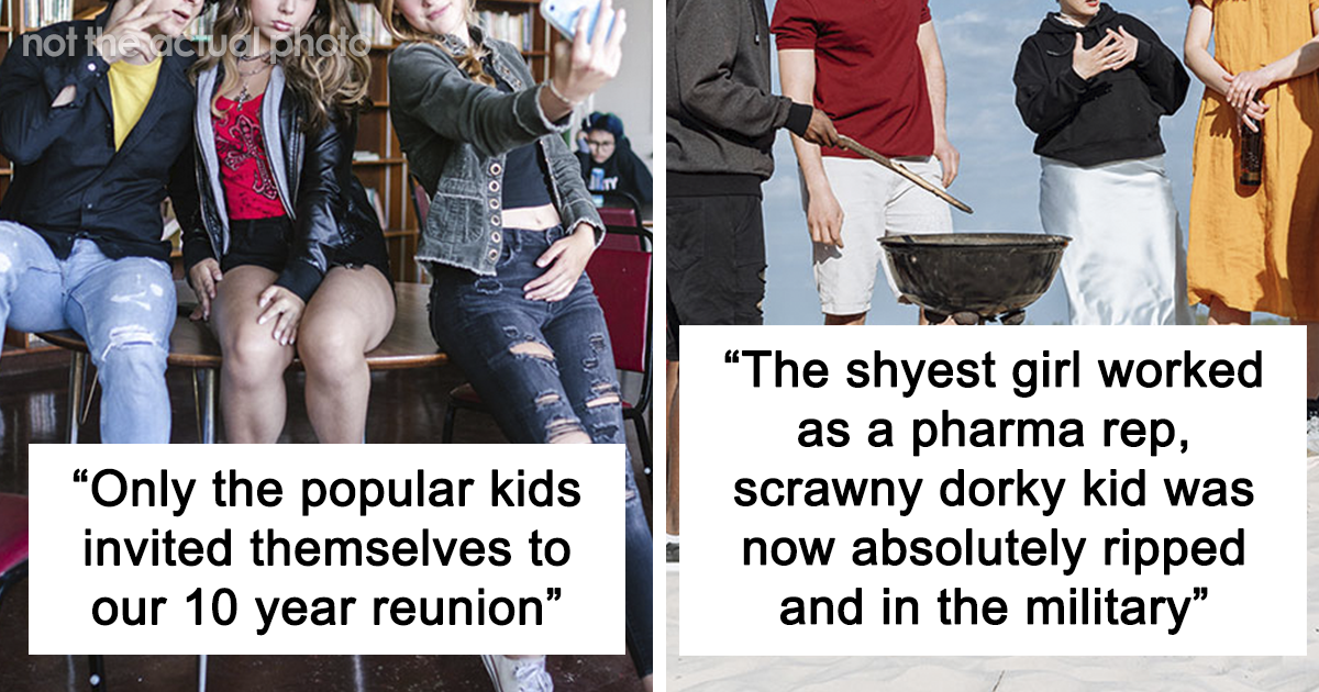 The Best And Worst Transformations Seen During School Reunions, As Shared By These 30 Internet ...