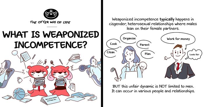 My Comic On How To Recognize And Handle Weaponized Incompetence | Bored ...