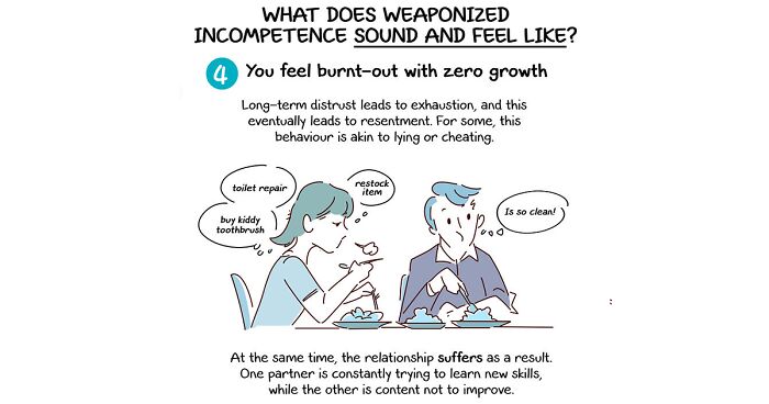 My Comic On How To Recognize And Handle Weaponized Incompetence | Bored ...