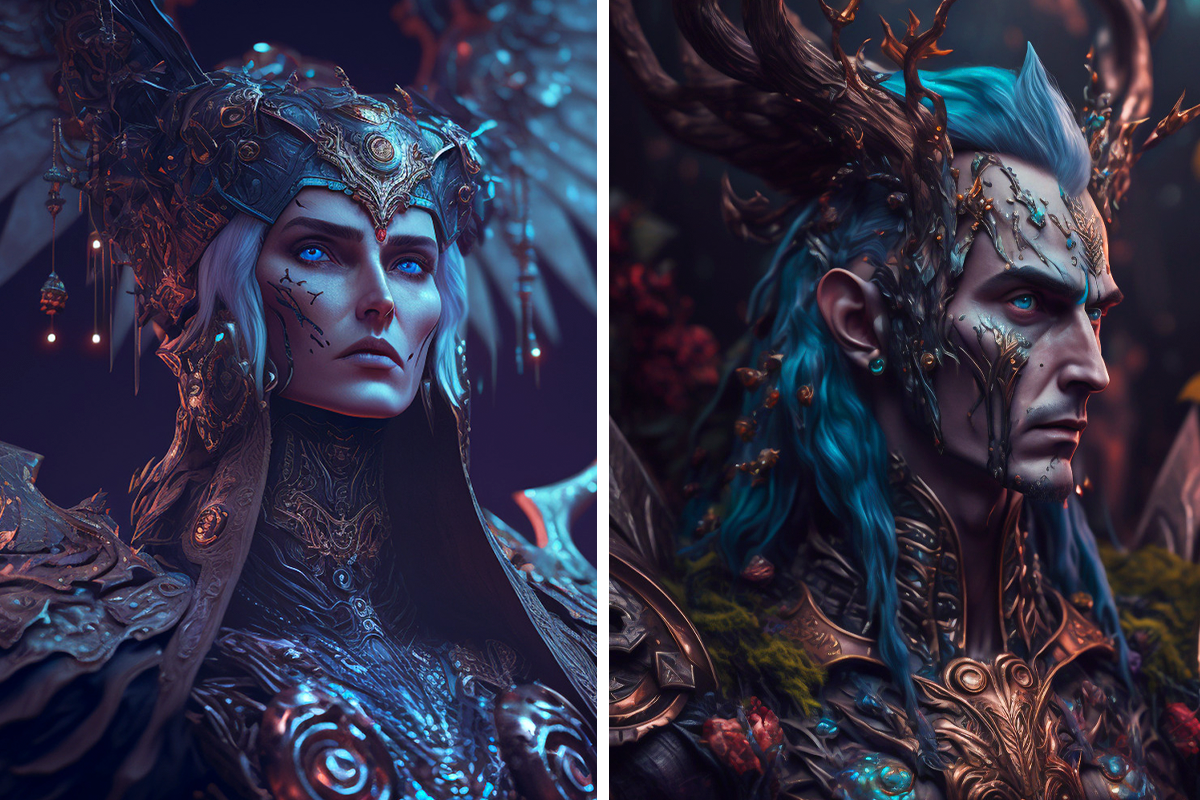 My 32 Powerful And Detailed Images Of Gods And Goddesses | Bored Panda