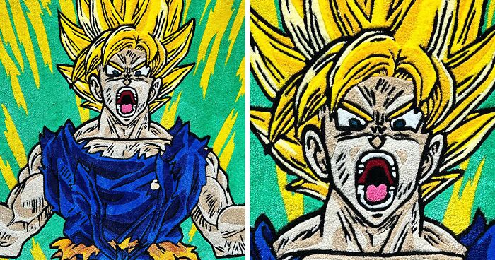 Popular Anime And Cartoon Characters Made Into Rugs By A Carpet Nerd ...
