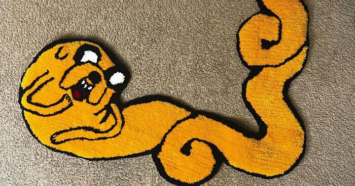 Popular Anime And Cartoon Characters Made Into Rugs By A Carpet Nerd ...
