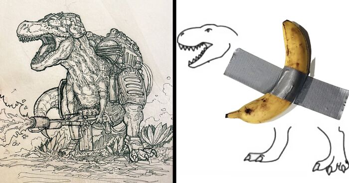 “Complete This Image In A Way That Proves You Won’t Be Replaced By AI ...