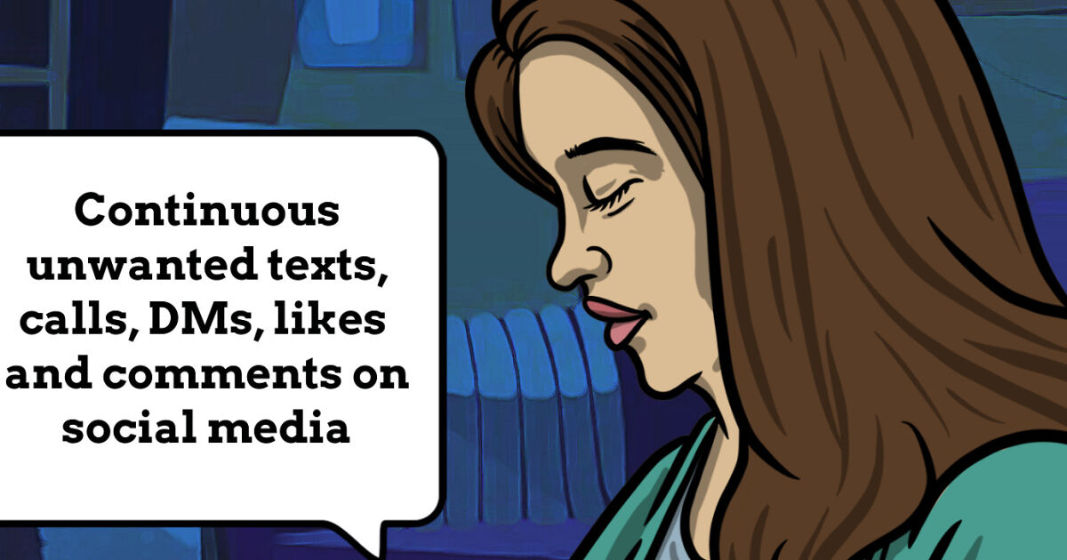 8 Illustrations That Demonstrate What Stalking Looks Like | Bored Panda