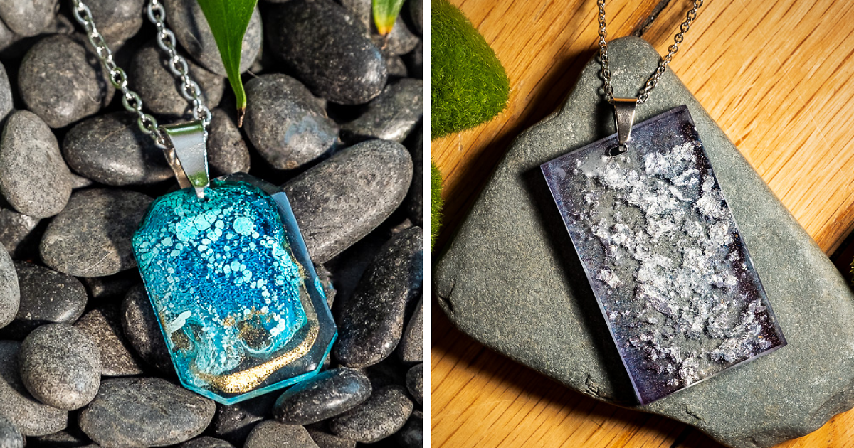 I Make Nature-Inspired Resin Jewelry (22 Pics) | Bored Panda