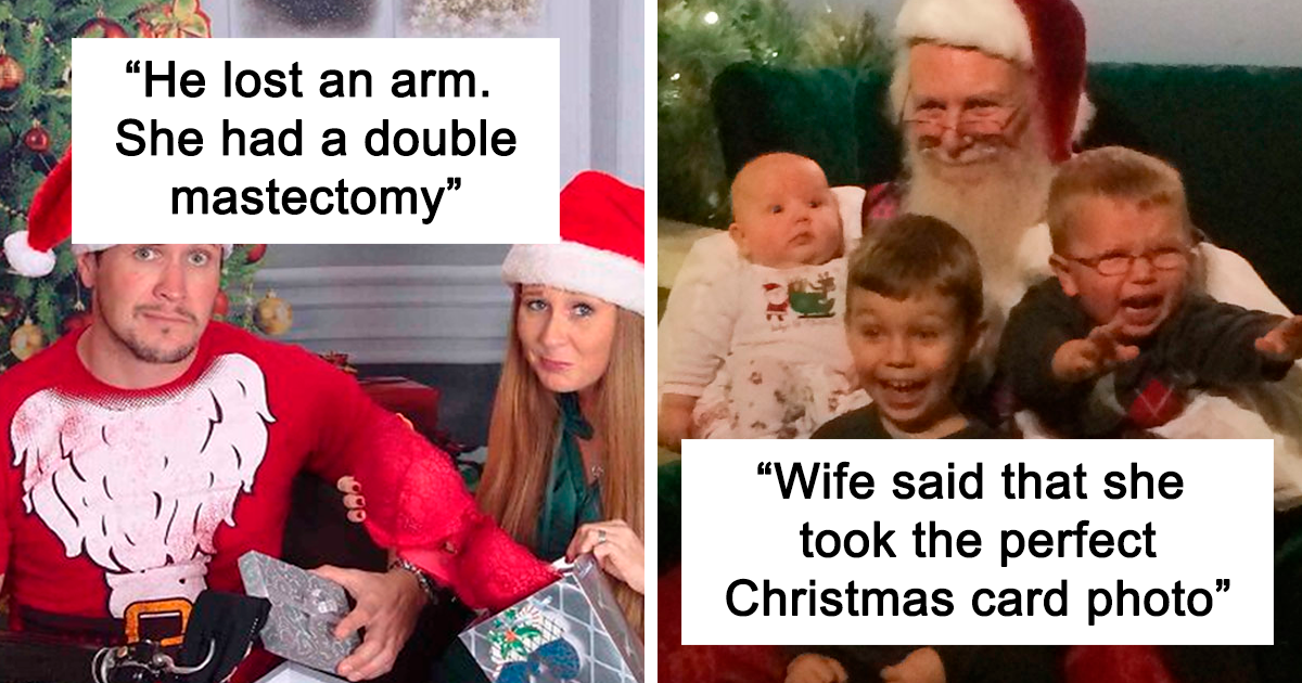 People Are Cracking Up At These 50 Funny Christmas Cards Folks Created ...