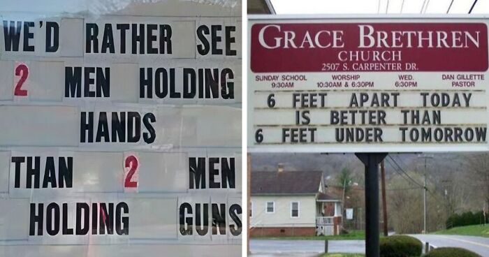 40 Clever, Fun And Plain Hilarious Church Signs