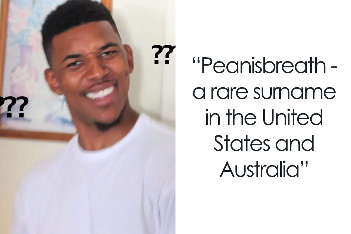130 Funny Last Names And The True Meaning Behind Them Bored Panda
